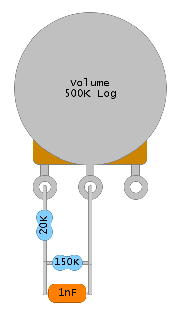 Guitar Treble Bleed Circuit Diagrams